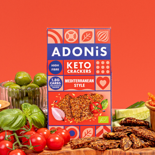 Adonis Keto Bars & Keto Crackers: Ultra Low Carb