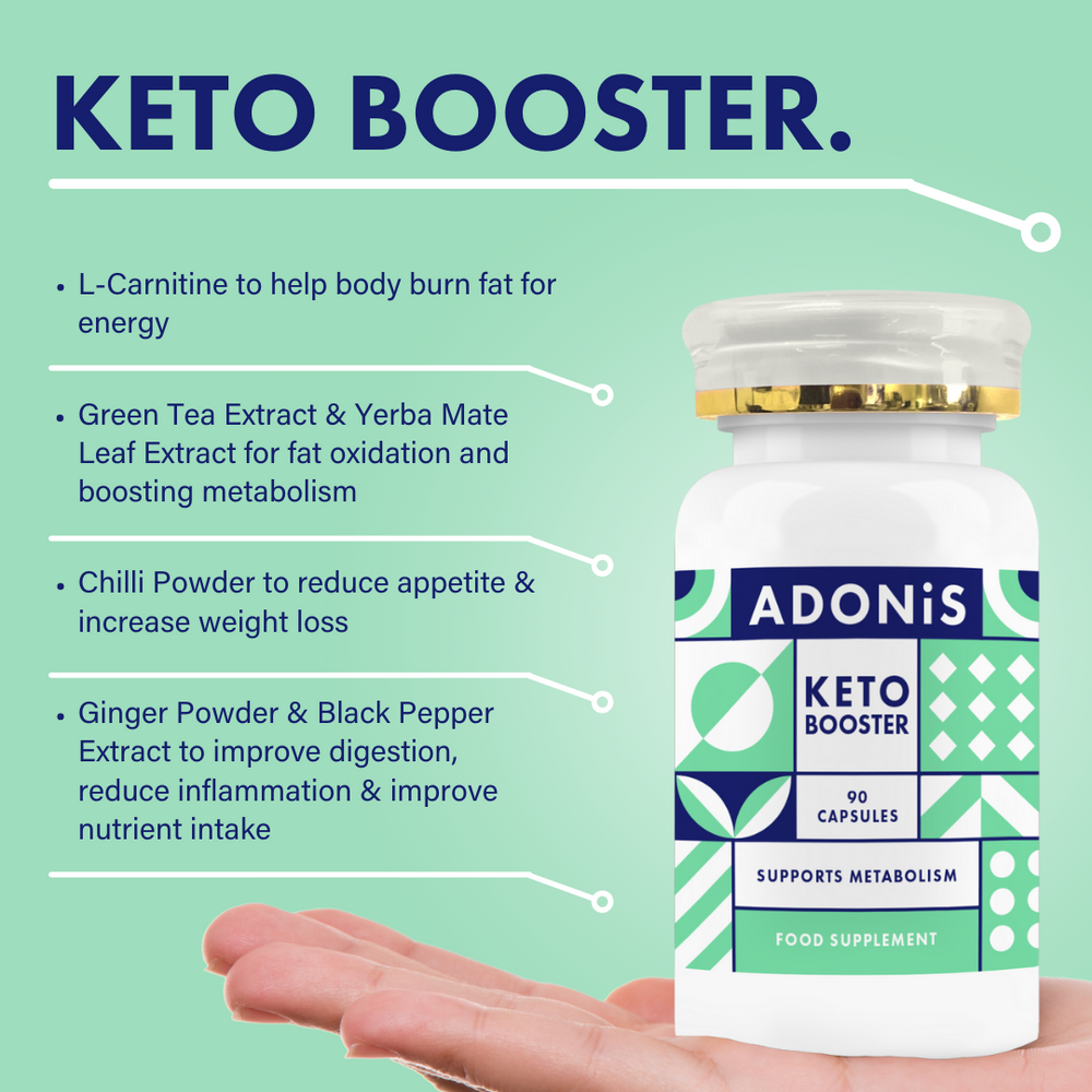 Keto Booster Supplements (x90 Capsules)