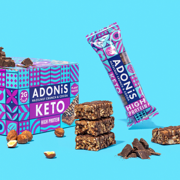 Adonis Keto Bars & Keto Crackers: Ultra Low Carb