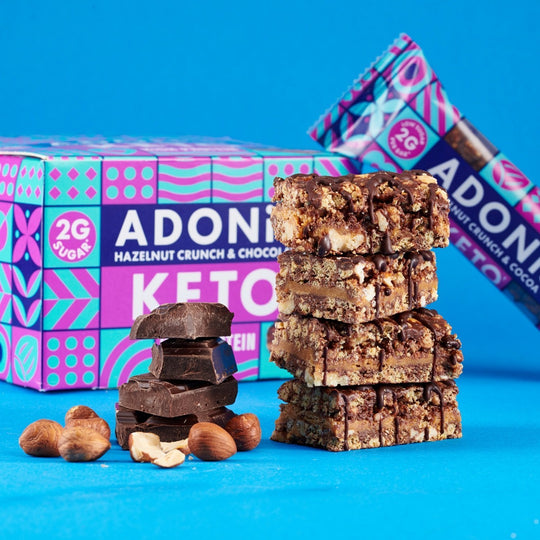 Adonis Keto Bars & Keto Crackers: Ultra Low Carb