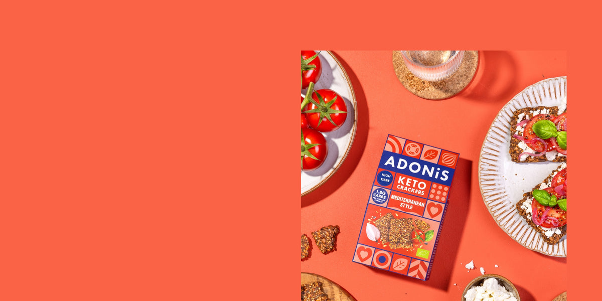 Adonis Keto Bars & Keto Crackers: Ultra Low Carb